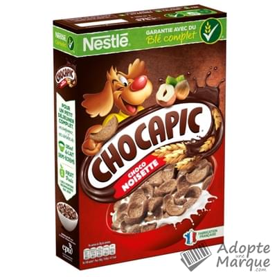 Chocapic Céréales choco-noisette Le paquet de 375G | AdopteUneMarque.com