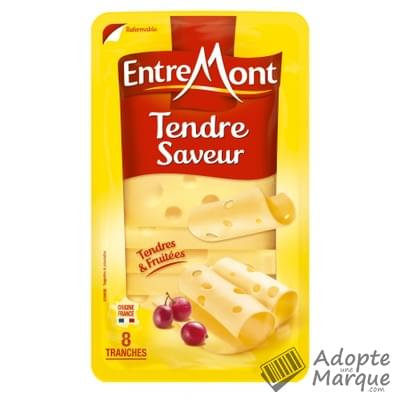Entremont Fromage en tranches - Tendre Saveur Le paquet de 8 tranches ...