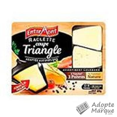 Entremont Raclette Duo Gourmand Nature & Trois Poivres La barquette de ...