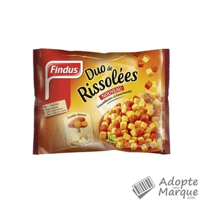 Findus Duo de Rissolées Le sachet de 600G | AdopteUneMarque.com