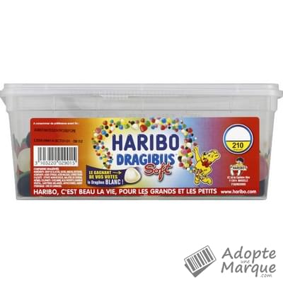Haribo Bonbons Dragibus Soft La boîte de 966G | AdopteUneMarque.com