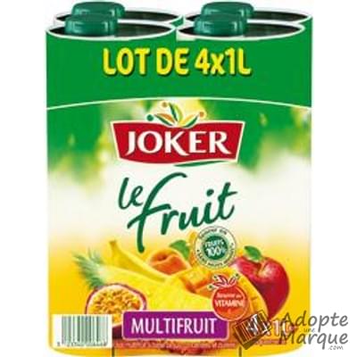 Joker Le Fruit - Jus Multifruit Les 4 briques de 1L | AdopteUneMarque.com