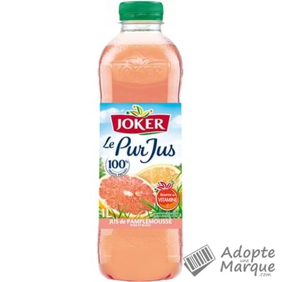 Joker Le Pur Jus - Jus de Pamplemousse La bouteille de 1L | AdopteUneMarque.com