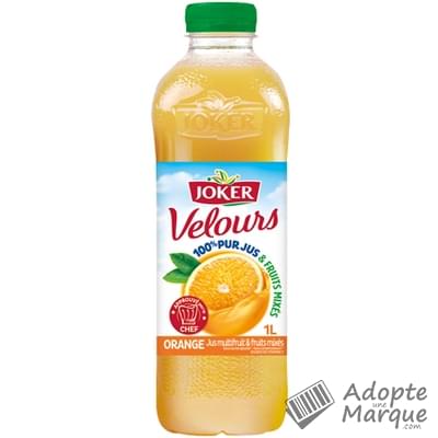 Joker Le Pur Jus - Velours Orange La bouteille de 1L | AdopteUneMarque.com