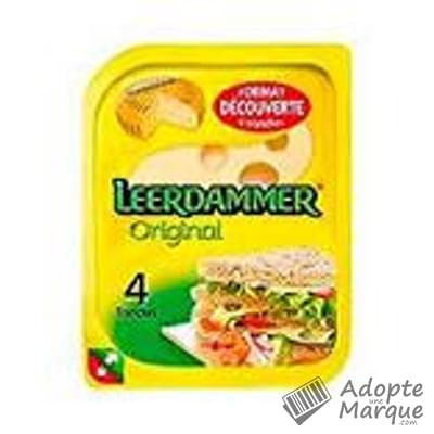 Leerdammer Fromage au lait pasteurisé en tranches Original Les 4 ...