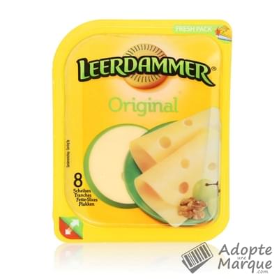 Leerdammer Fromage au lait pasteurisé en tranches Original Les 8 ...