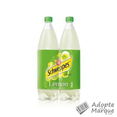 Schweppes Lemon - Boisson Gazeuse Saveur Citron "Les 2 bouteilles de 1 ...