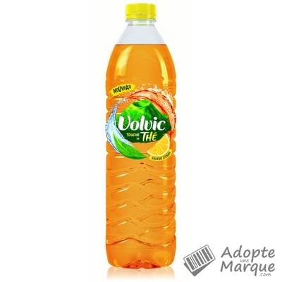 Volvic Touche de thé - Eau minérale naturelle aromatisée Saveur Citron ...