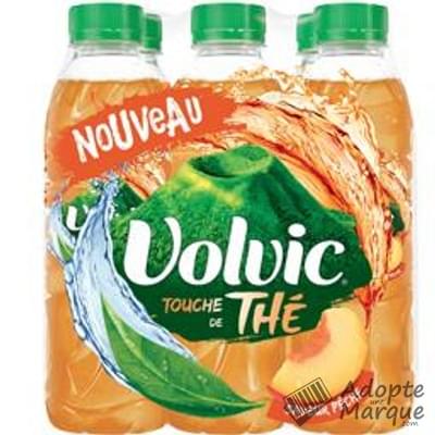 Volvic Touche de thé - Eau minérale naturelle aromatisée Saveur Pêche ...
